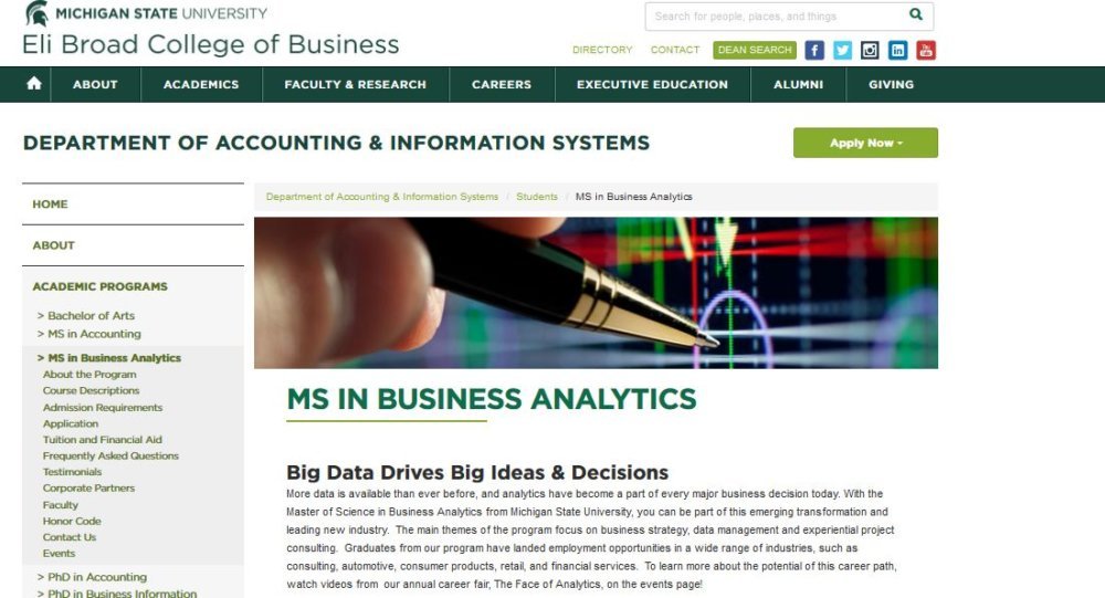 Michigan State University MS Business Analytics in 2024 - Reviews ... Michigan State University MS Business Analytics in 2024 - Reviews ...