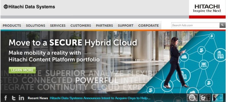 Hitachi Data Systems announced its intent to acquire Pentaho ... Hitachi Data Systems announced its intent to acquire Pentaho ...