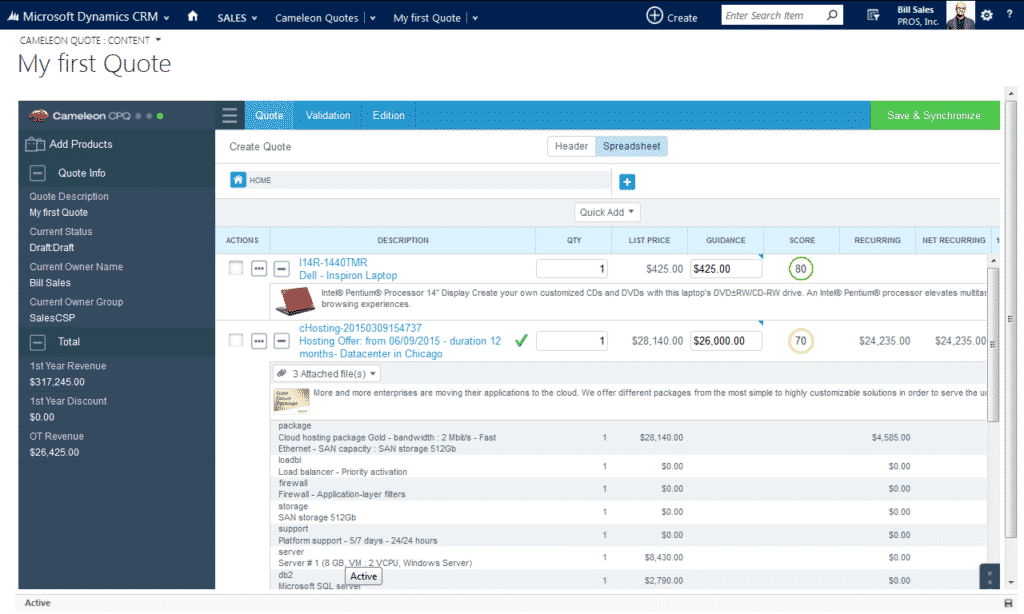 PROS Configure-Price-Quote with Predictive Pricing for Microsoft ... PROS Configure-Price-Quote with Predictive Pricing for Microsoft ...