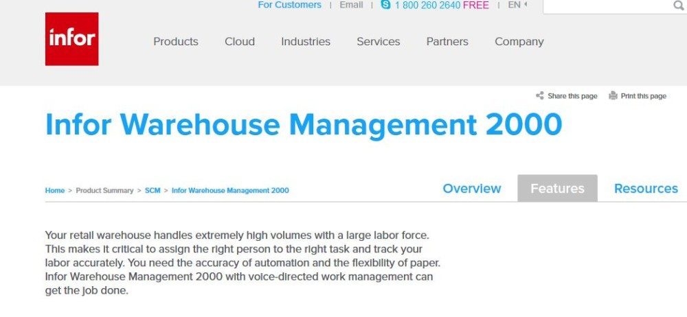 Infor Warehouse Management in 2024 - Reviews, Features, Pricing ... Infor Warehouse Management in 2024 - Reviews, Features, Pricing ...