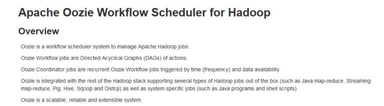 Apache Oozie in 2022 - Reviews, Features, Pricing, Comparison - PAT RESEARCH: B2B Reviews ...