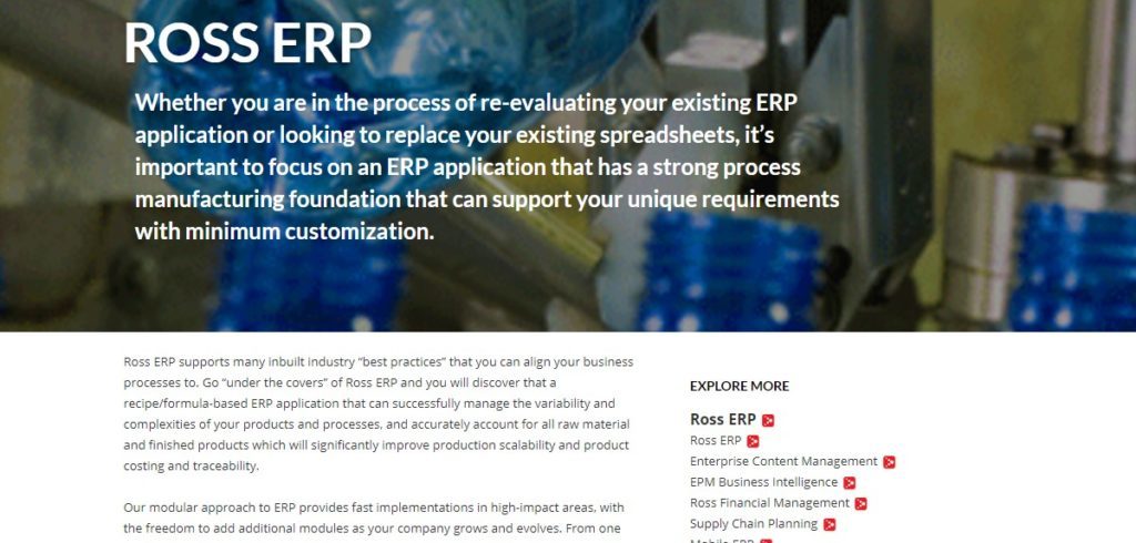 Aptean Ross Erp In 2022 Reviews Features Pricing Comparison Pat