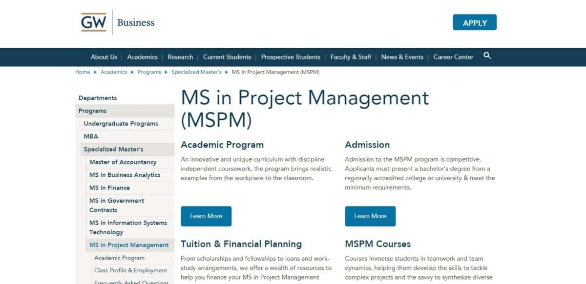 Top 30 Project Management Masters Programs in 2022 in 2022 - Reviews ... Top 30 Project Management Masters Programs in 2022 in 2022 - Reviews ...