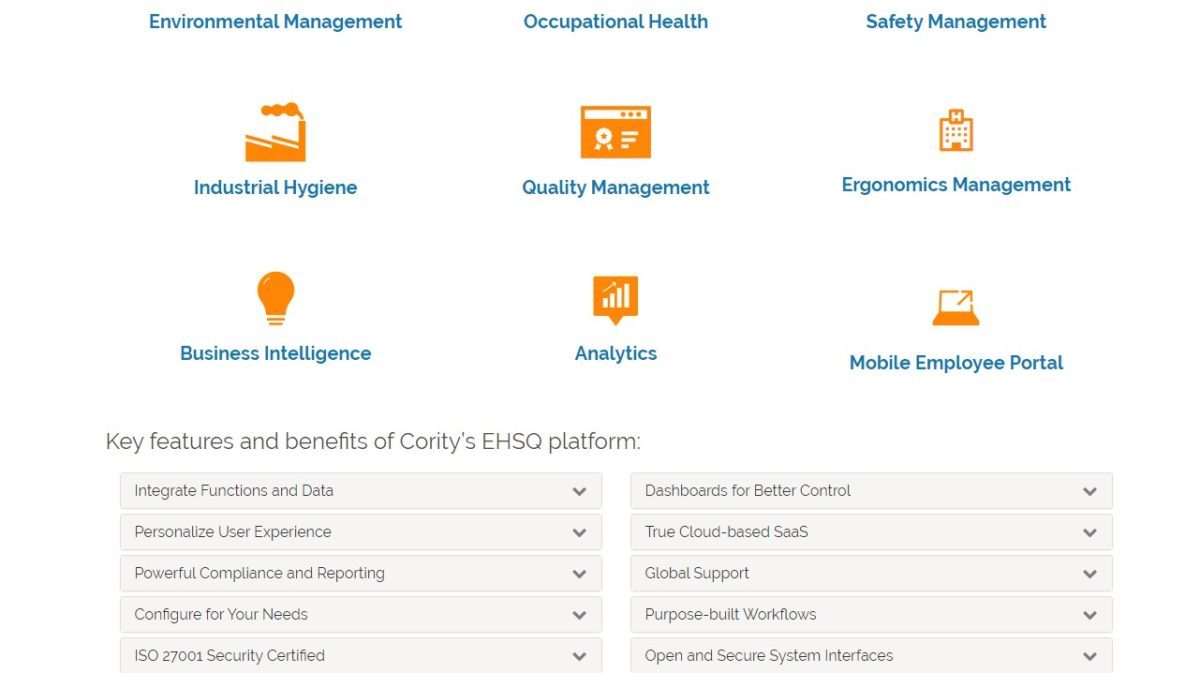 Cority in 2020 - Reviews, Features, Pricing, Comparison - PAT RESEARCH ... Cority in 2020 - Reviews, Features, Pricing, Comparison - PAT RESEARCH ...
