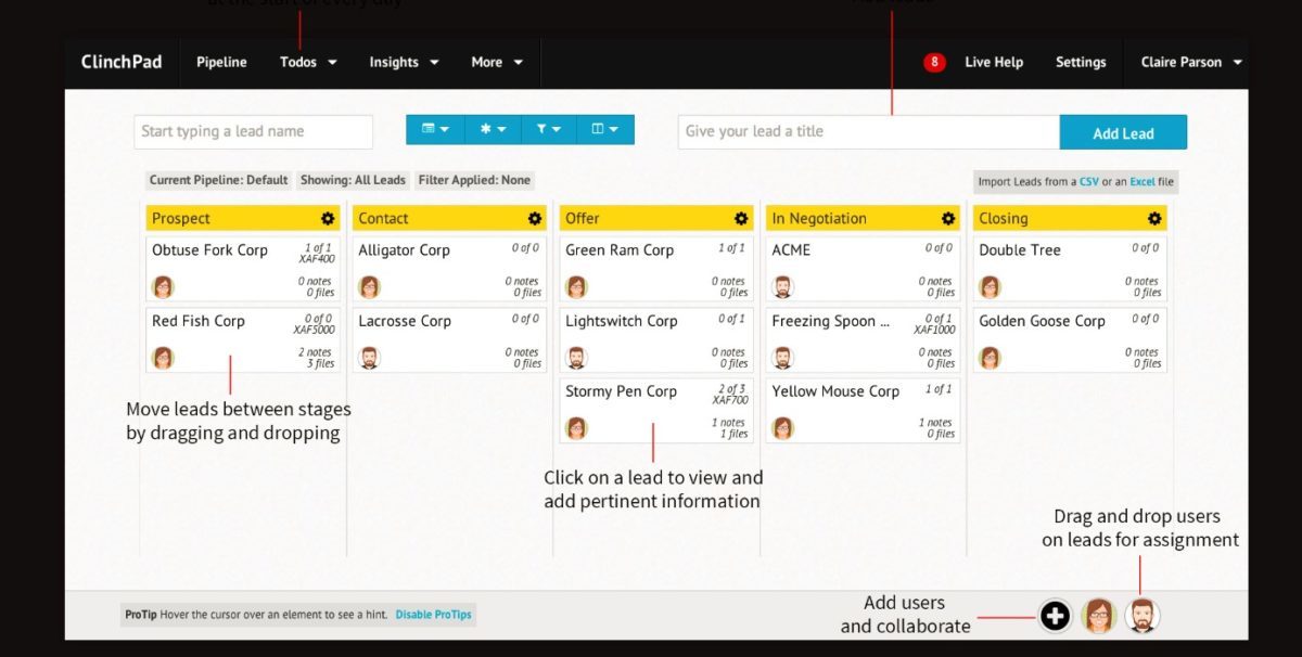 ClinchPad Free Edition in 2022 - Reviews, Features, Pricing, Comparison - PAT RESEARCH: B2B ...