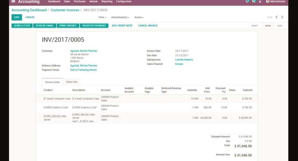 Odoo Invoicing in 2022 - Reviews, Features, Pricing, Comparison - PAT ... Odoo Invoicing in 2022 - Reviews, Features, Pricing, Comparison - PAT ...