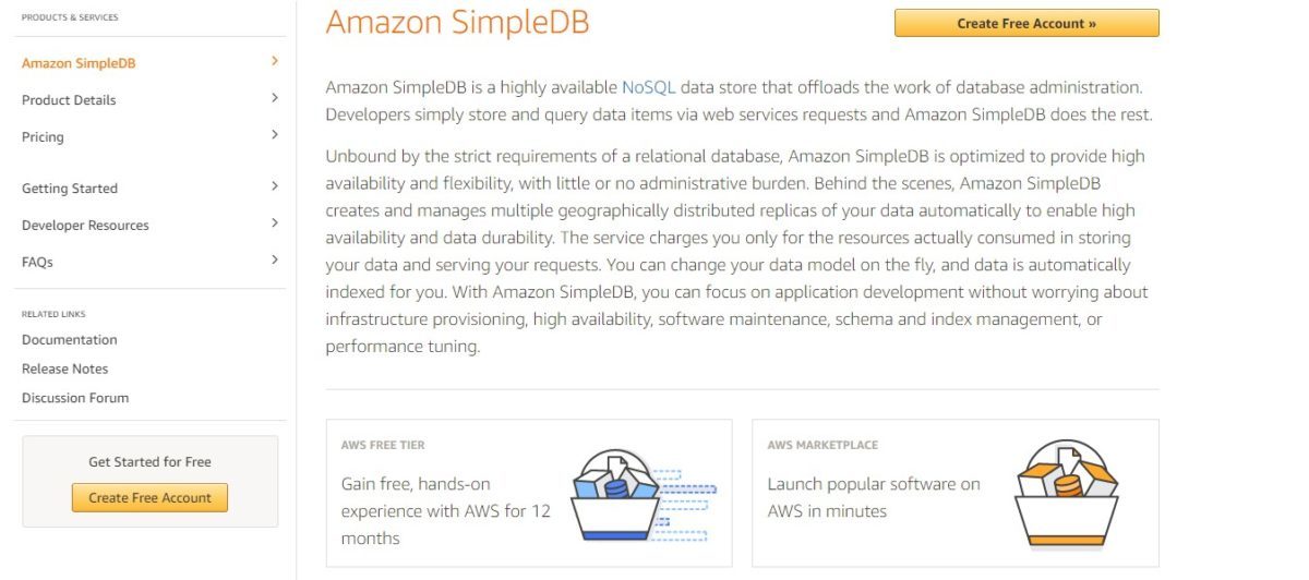 Amazon SimpleDB in 2020 - Reviews, Features, Pricing, Comparison - PAT RESEARCH: B2B Reviews ...