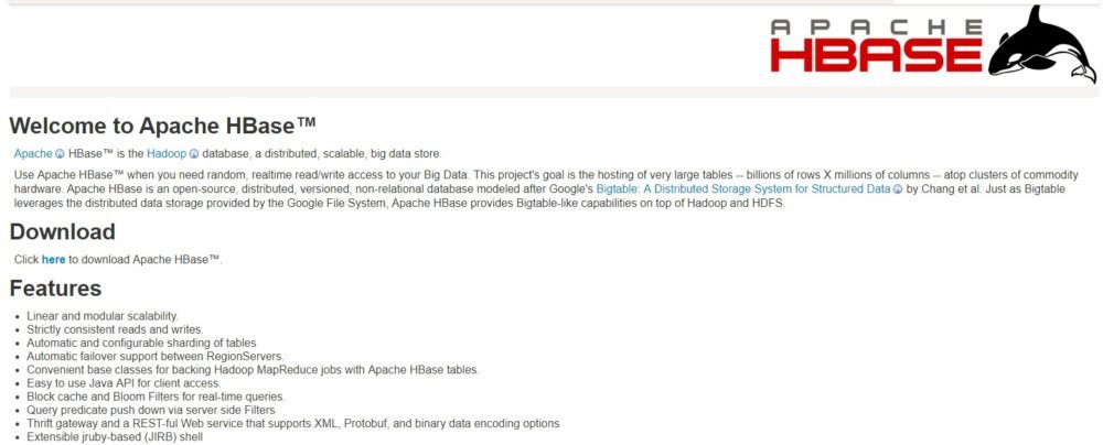 Apache Hbase in 2024 - Reviews, Features, Pricing, Comparison - PAT RESEARCH: B2B Reviews ...