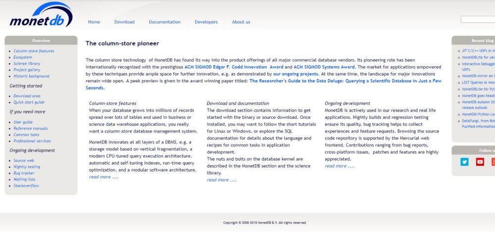 MonetDB in 2024 - Reviews, Features, Pricing, Comparison - PAT RESEARCH: B2B Reviews, Buying ...